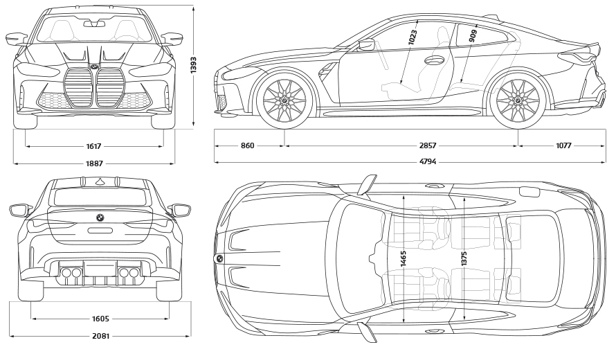 BMW 4 Series Coupé M Automobiles (G82): Engines & Technical Data | BMW ...