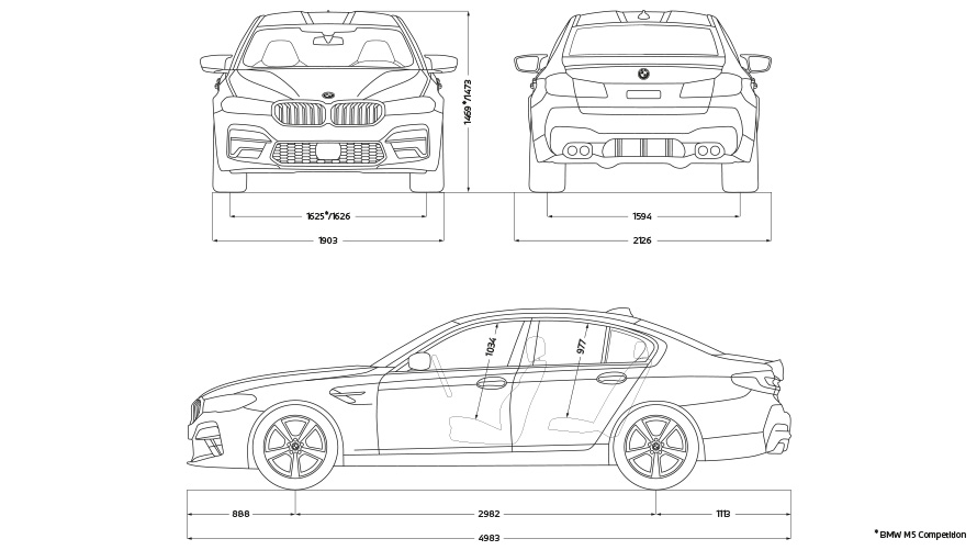  M5 BMW 5 Series Sedan M 